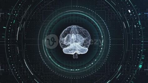 Seamless Looping Brain Mri Scanner Tomography X Ray Particle With User