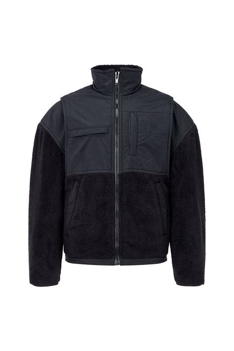 Alexander Wang알렉산더왕 Unisex 나일론 콤보 플리스 자켓 Sivillage 에스아이빌리지