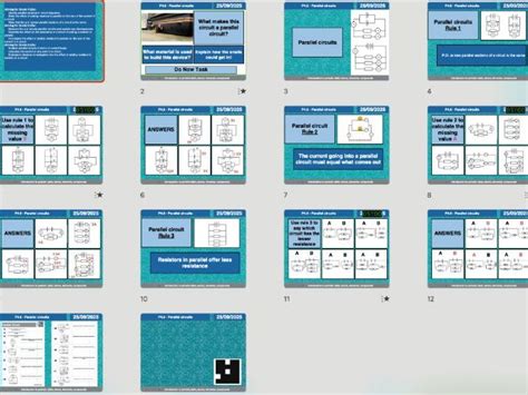 Aqa Gcse Physics P4 P4 6 Parallel Circuits Free Ai Long Answer Marking Teaching Resources