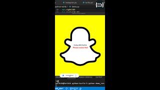 Snapchat Logo Using Python Turlte Python Turtle Graph Doovi