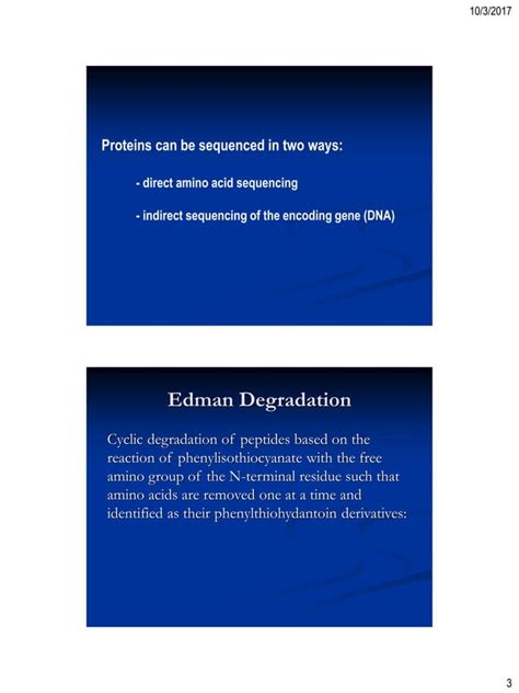 Protein Sequencing Pdf