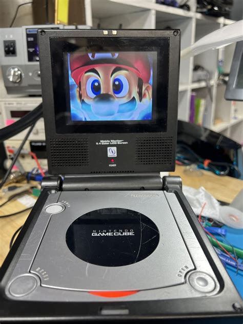 Gamecube Interact Mobile Monitor Screen Upgrade Original Screen Had Two White Lines And Looked