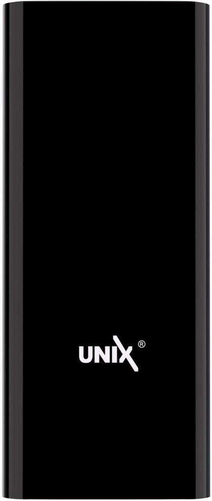 Unix 10000 mAh Power Bank (Fast Charging) (Black, Lithium Polymer ...