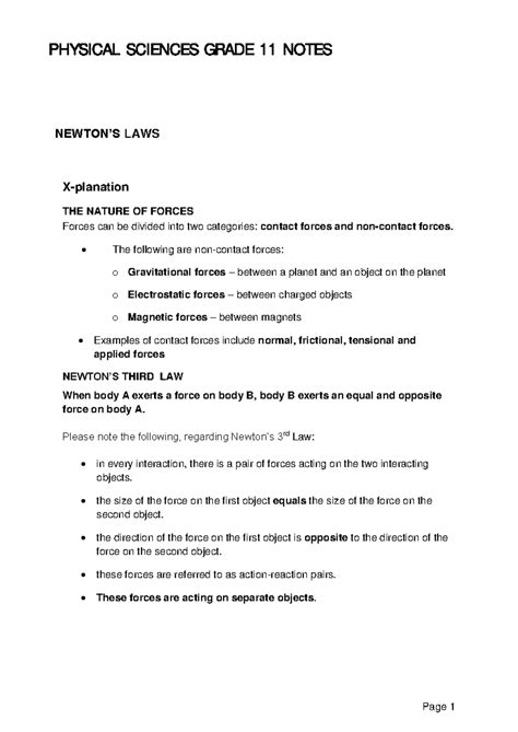 Physical Sciences Term 3 Electrostatics Revision Grade 10 Work