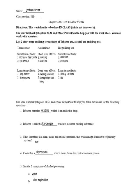 Ch 202122 Class Work Pdf