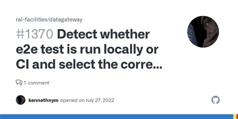 Detect Whether E2e Test Is Run Locally Or Ci And Select The Correct