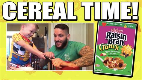 Cereal Time Apple Strawberry Raisin Bran Crunch Youtube