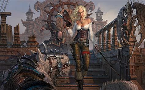 HD Wallpaper Female Game Character With Wings Fantasy Art Spear