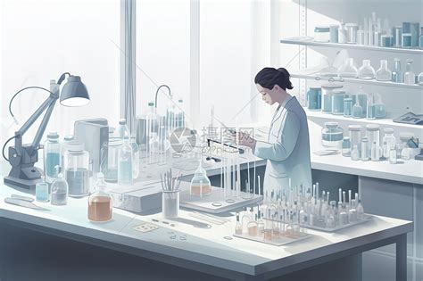 实验研究人员插图插画图片下载 正版图片600207541 摄图网