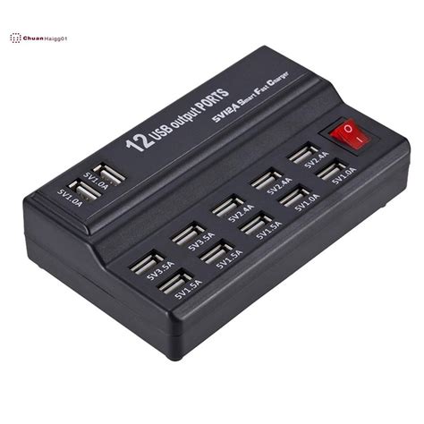 【chuanhaigg01 】 โทรศัพท ์ มือถือ Universal Usb Multi Port Charger