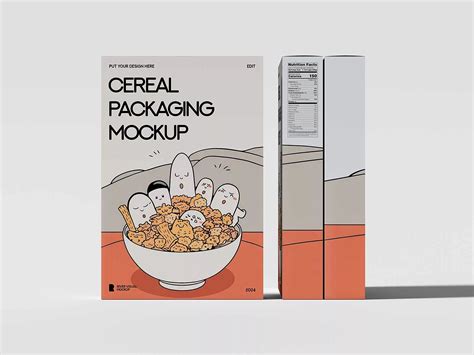 Cereal Box Packaging Mockup The Free Mockup