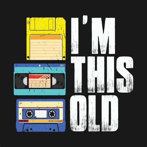 Retro Vintage Cassette Tape Floppy Disk And Vhs T Shirt Design