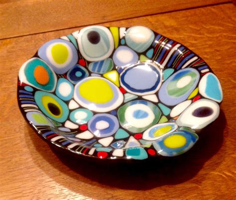 Fused Glass 10 Bowl Fused Glass Art Fused Glass Bowl Glass Crafts