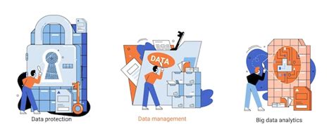 Premium Vector Big Data Analytics Platform Data Management And