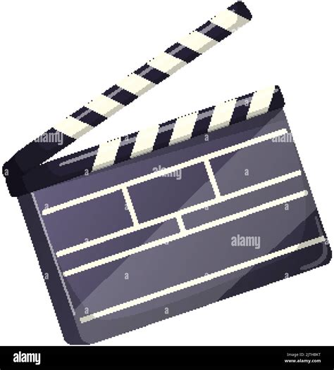 Clapper Board Cartoon Vector Illustration Stock Vector Image And Art Alamy