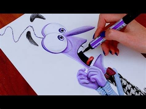 INSIDE OUT Drawing FEAR New Animation Movies Drawings Disney Drawings