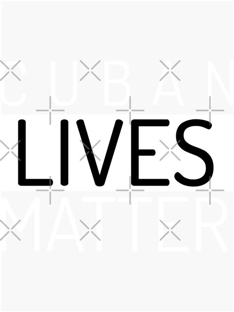 Cuban Lives Matter Sos Cuba Abajo El Dictadura Sticker By