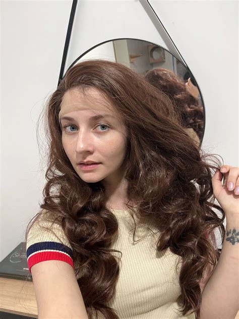 Lace Frontal Chocolate Brown Body Wave Lace Front Wig Transpare Ashimaryhair
