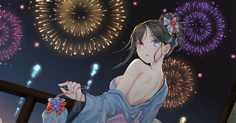 별작가 파이 기모노 불꽃축제 별작가星作家のイラスト Pixiv