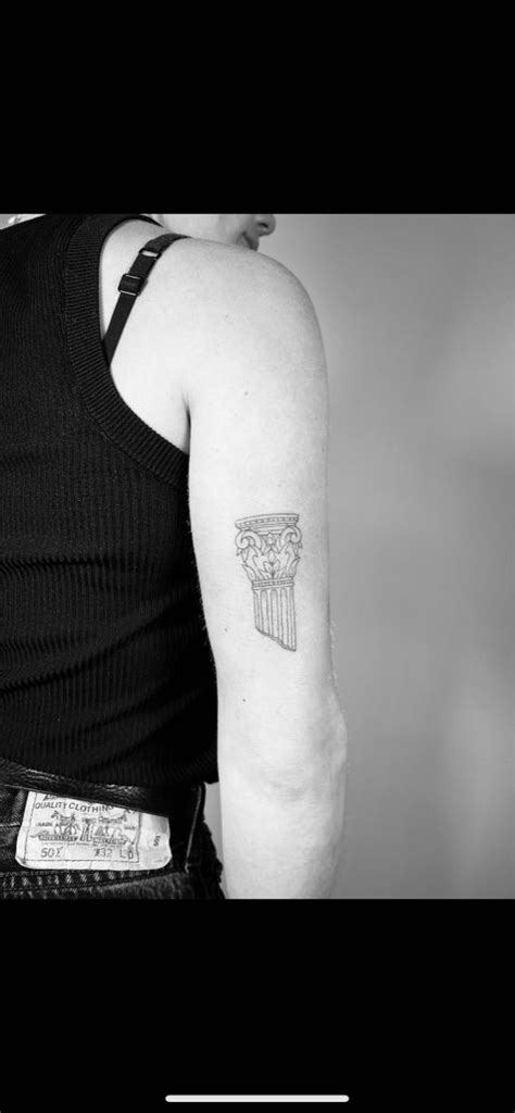 Column Tattoo Tatoeage Ideeën Tatoeage