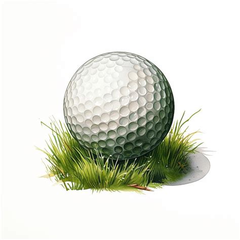 Golf Ball Printable Watercolor Clipart 10 High Quality Watercolor