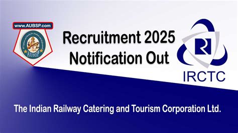IRCTC Recruitment Apply For Group General Manager Catering Post On Deputation