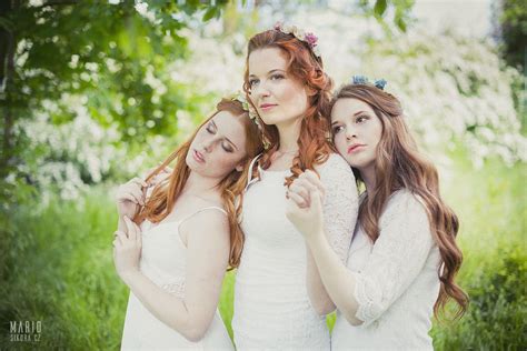 Lenka Regalova Redheads Flower Band Model