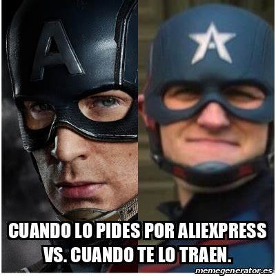 Meme Personalizado Cuando Lo Pides Por Aliexpress Vs Cuando Te Lo