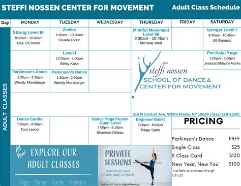 Adult Dance Classes Steffi Nossen School Of Dance 2023