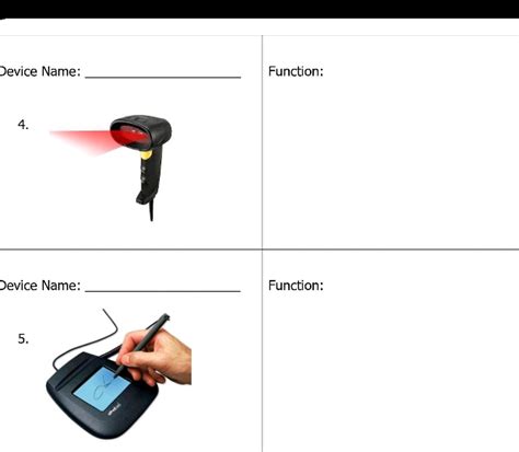 Device Name Function Device Name Function Studyx