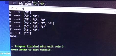Solved 1 Create A Python Project Named AdjacencyList Set Chegg Com