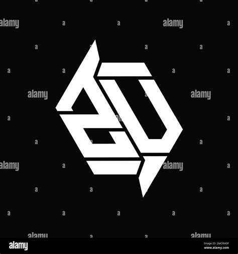 ZV Logo Monogram Hexagon Modern Abstract Shape Vector Images Design Template Stock Photo Alamy