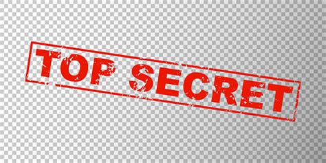 투명 그리드 배경에 일급 비밀 빨간 사각형 그런 지 스탬프 텍스트와 개인 개념 기호 일급 비밀 비밀 파일에 대한 잉크 표시 벡터