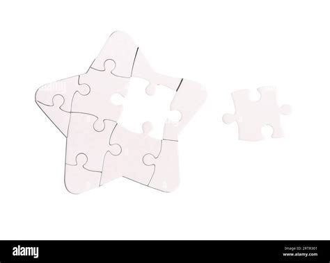 Finding Solution Concept Missing Lacking Puzzle Piece In Star Jigsaw