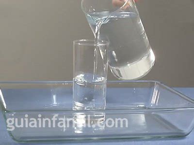 Cómo hacer que no caiga el agua Experimento infantil