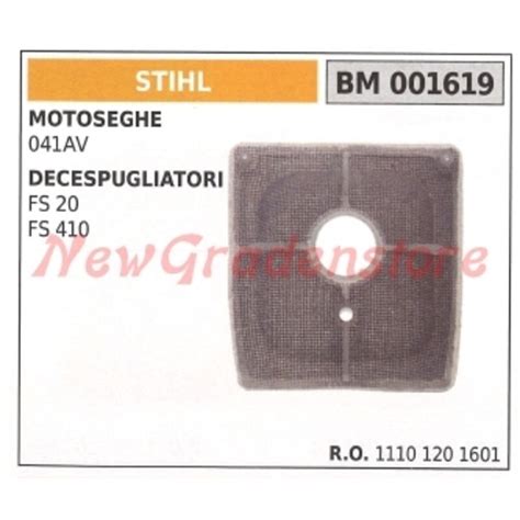 Filtre à Air Stihl Pour Tronçonneuse 041av Pour Débroussailleuse Fs 20
