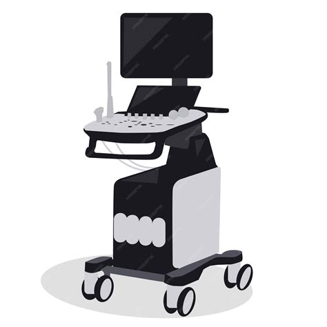 Premium Vector Modern Ultrasound Machine In Vector