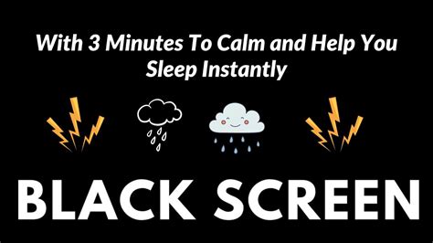 With 3 Minutes To Calm And Help You Sleep Instantly With Heavy Rain