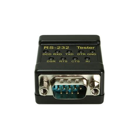 RS 232 LED Link Tester DB 9 Male To DB 9 Female