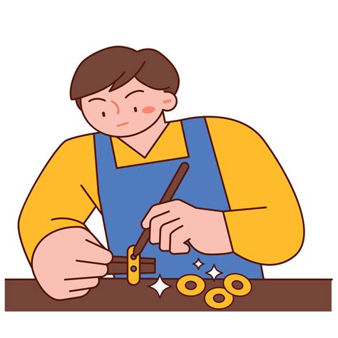 One Day Class Workshop People Are Learning New Skills Making A Ring 24359997 Vector Art At