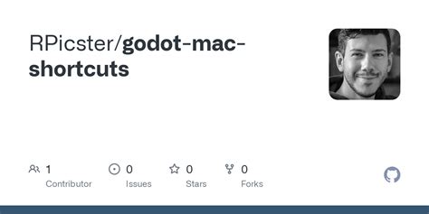 GitHub RPicster Godot Mac Shortcuts