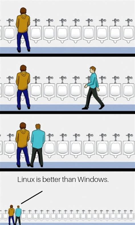 Linux Good Windows Bad R ProgrammerHumor
