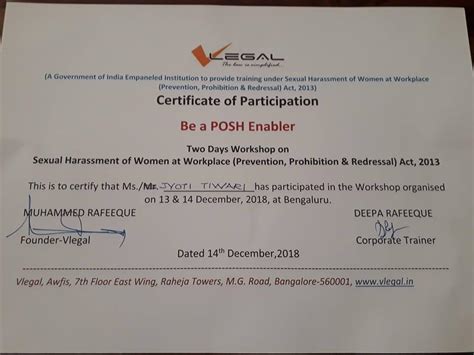 Jyoti Pandey On Linkedin Completed A Two Days Workshop On Sexual