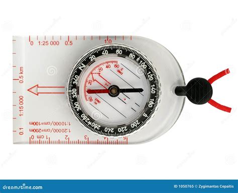 Orienteering Compass On Maps Stock Image 2446375