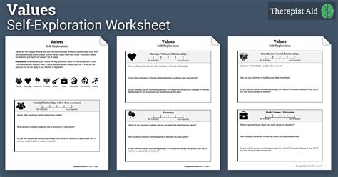 Dbt Values Worksheet Printable Word Searches