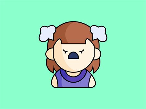 Kawaii Emotion Rage Icon Graphic By Naskaaset · Creative Fabrica