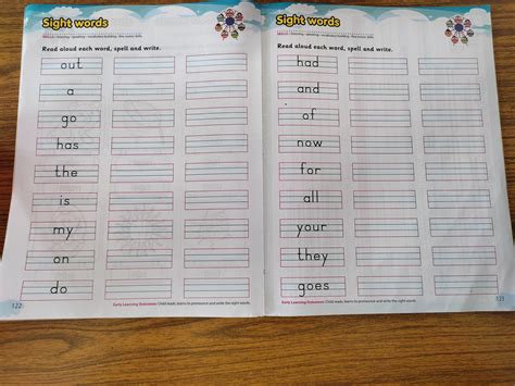 Sight Words English Assignment Teachmint
