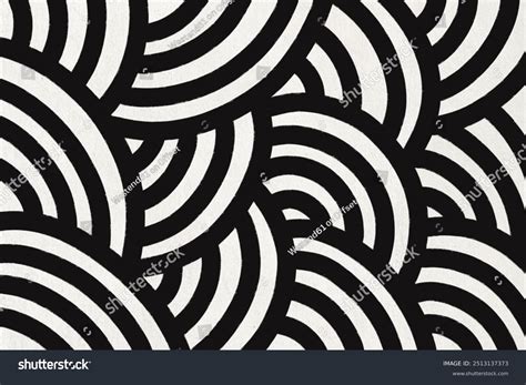 Black White Geometric Pattern Creating Optical Stock Illustration 2513137373 Shutterstock