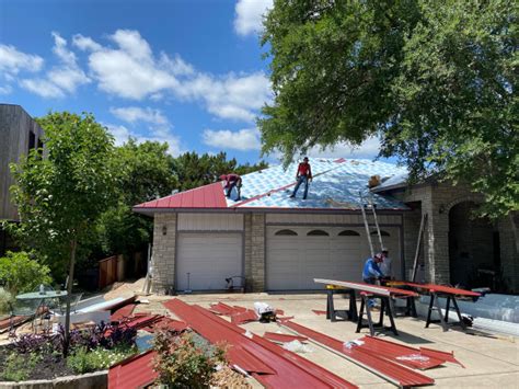 Red Metal Roofing Austin By 1st Capital Certified Roofing Houzz Au