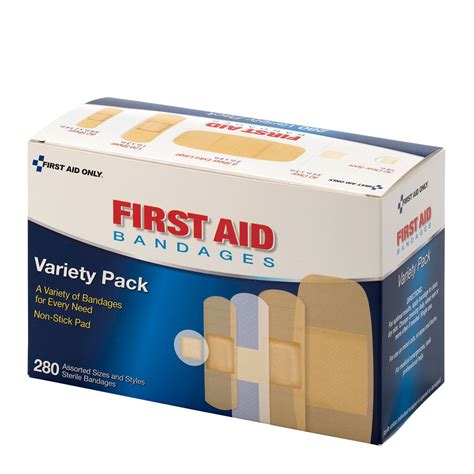 Sheer And Clear Bandage Variety Pack Assorted Sizes 280 Firstaidonly